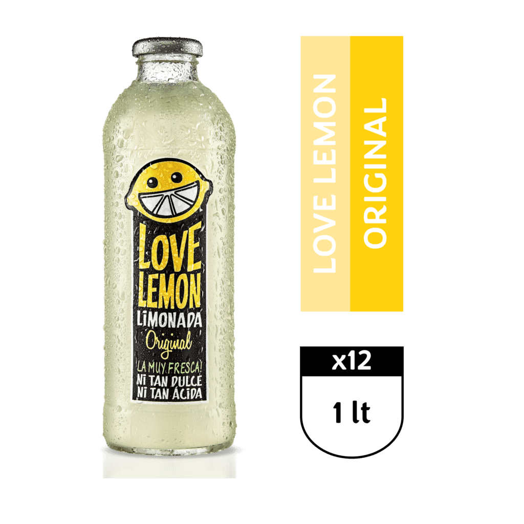 Love Lemon Original 12 x 1 Lt – Refrescos